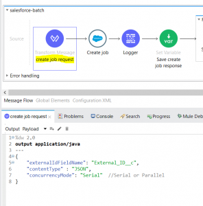 Create Bulk Job Salesforce Connector - Mule 4 - Tutorials A to Z